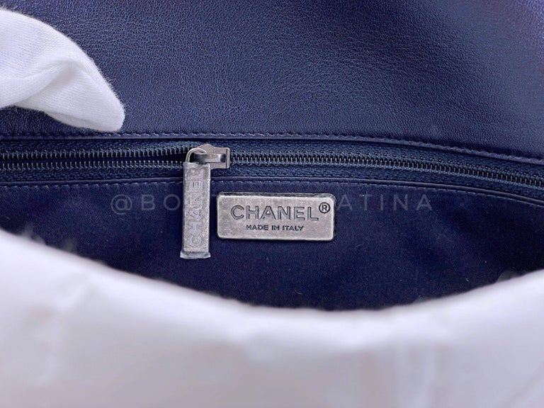 Chanel 16A Strass Crystal Buonasera Goatskin Medium Classic Flap RHW ...