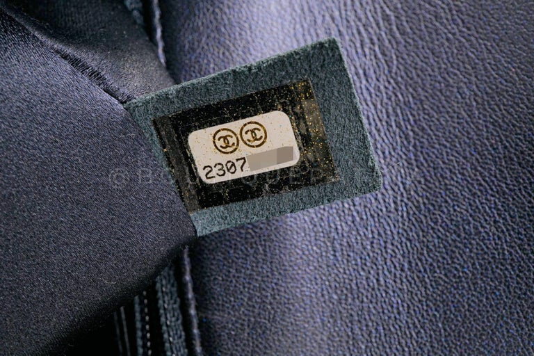 Chanel 16A Strass Crystal Buonasera Goatskin Medium Classic Flap RHW ...