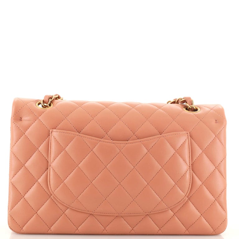 Chanel 18K Charms Classic Double Flap Bag Quilted Lambskin Medium For ...