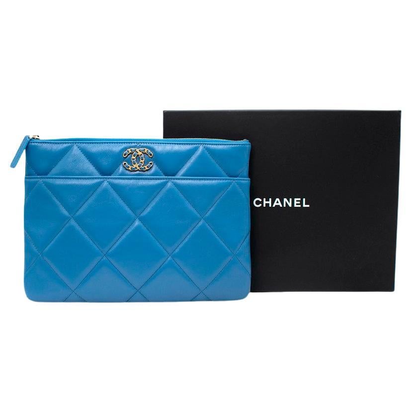 Chanel Classic O Case Pouch Quilted Lambskin Mini at 1stDibs