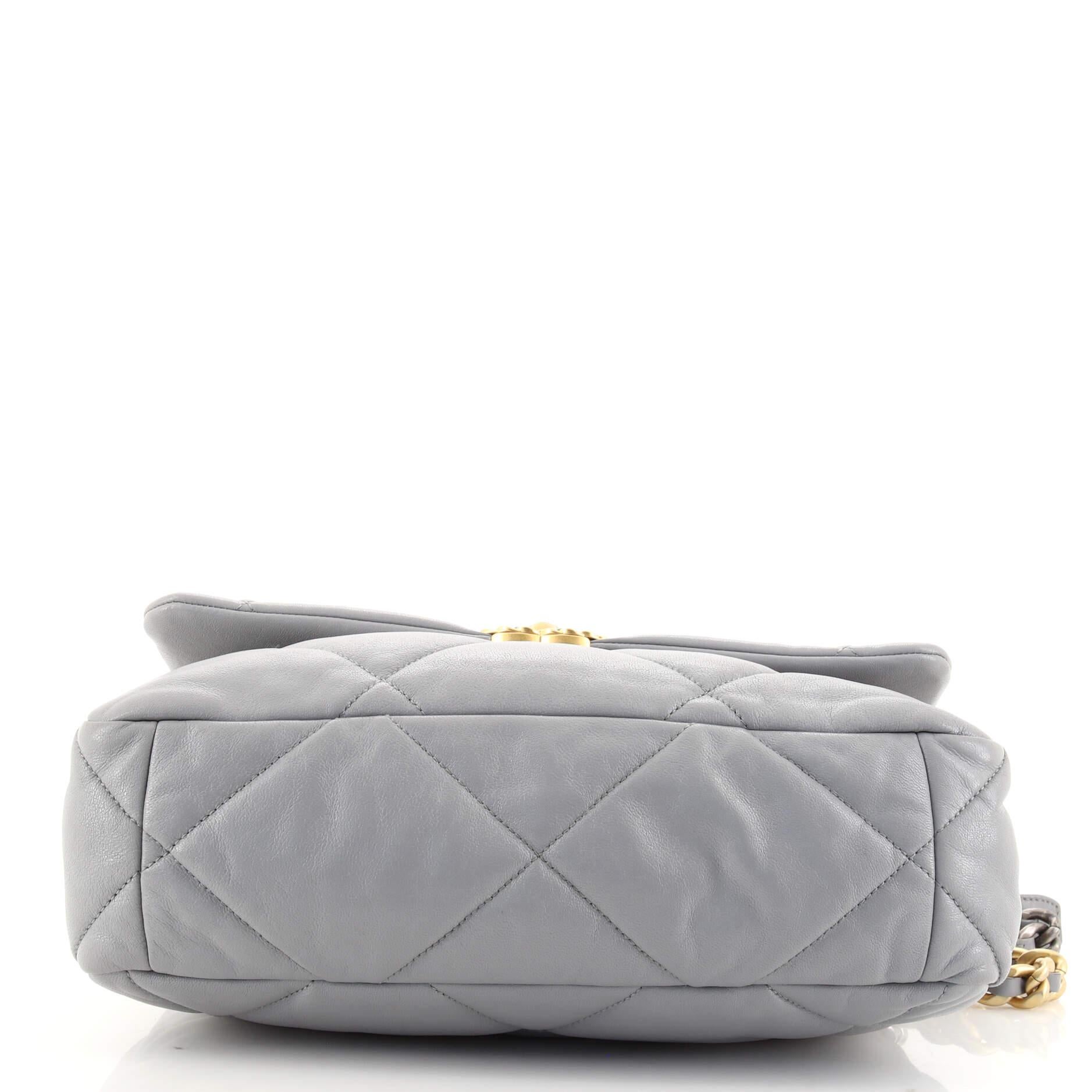 Chanel 19 Flap Bag Quilted Lambskin Large at 1stDibs | chanel bag ...