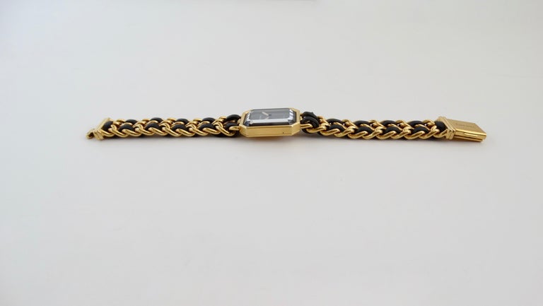 Chanel 1987 Premiere Chain Link Watch at 1stDibs | chanel premiere ...