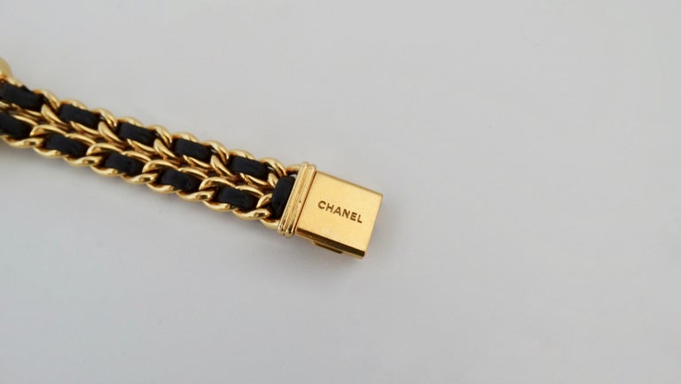 Chanel 1987 Premiere Chain Link Watch at 1stDibs | chanel premiere ...
