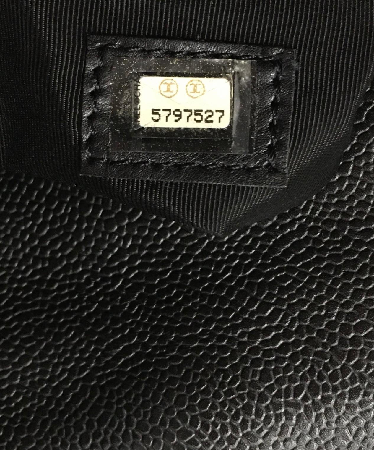 Chanel 1997 Rare Vintage Caviar Flap Executive Briefcase Portfolio ...