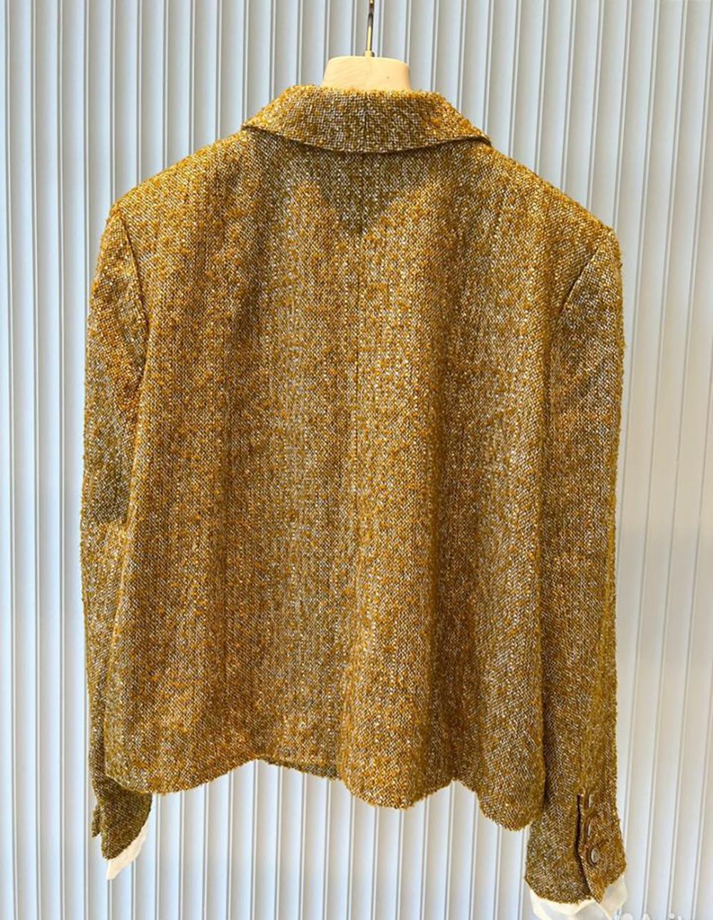Chanel 1st Look Dallas Collection Tweed Jacket For Sale at 1stDibs