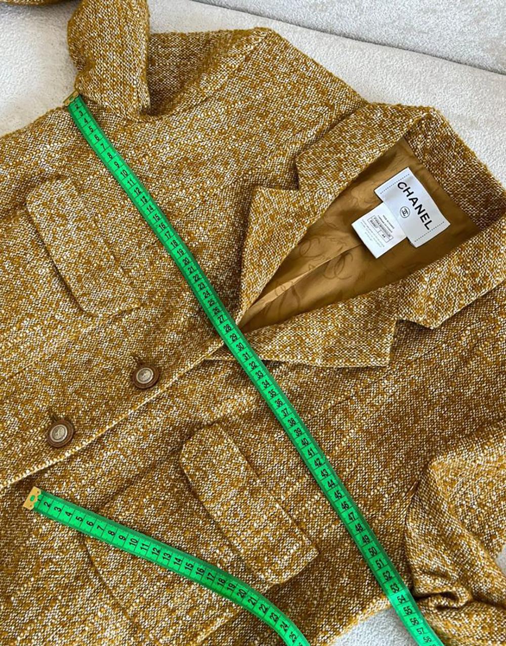 Chanel 1st Look Dallas Collection Tweed Jacket For Sale at 1stDibs