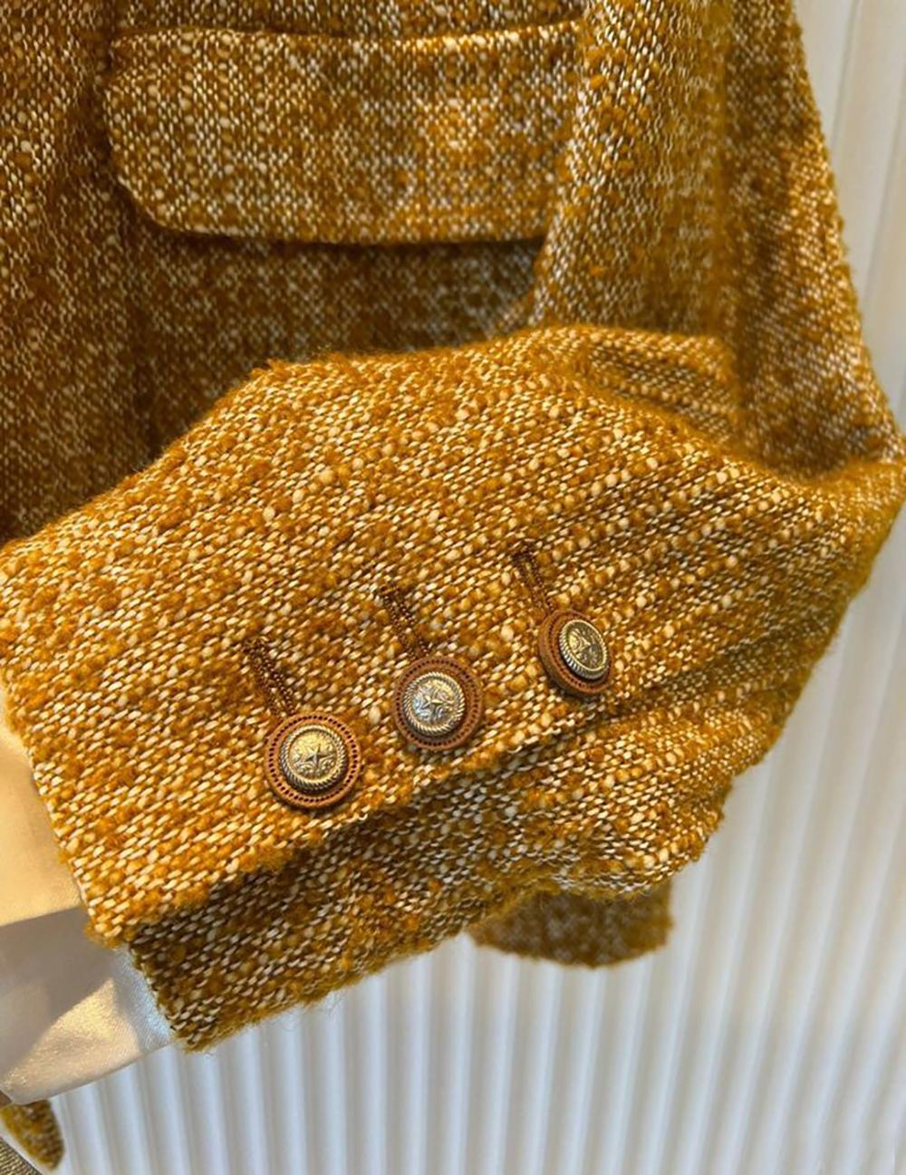 Chanel 1st Look Dallas Collection Tweed Jacket For Sale at 1stDibs