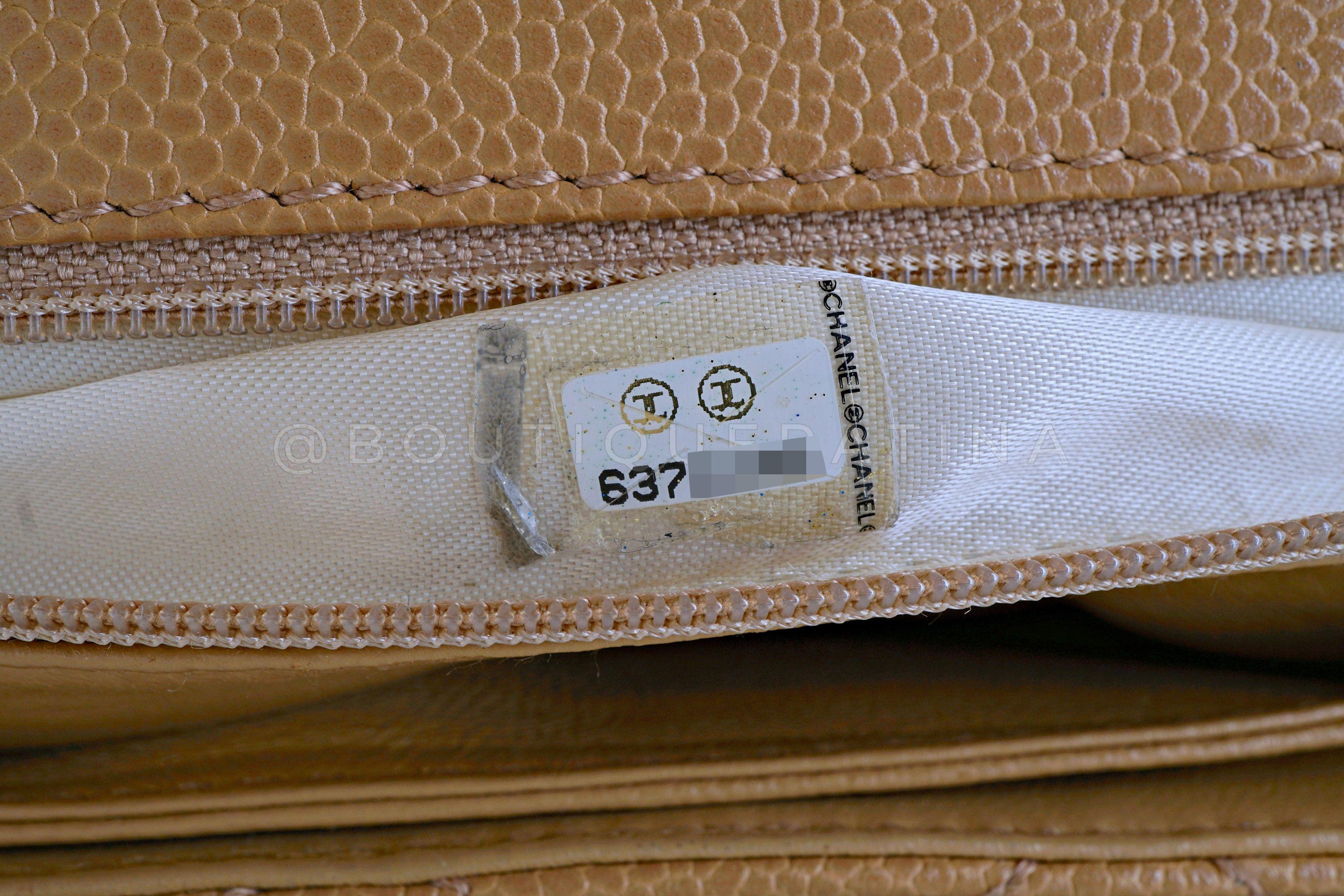 Chanel 2000 Vintage Caramel Beige Kelly Handle Bag 24k GHW 67228 For ...