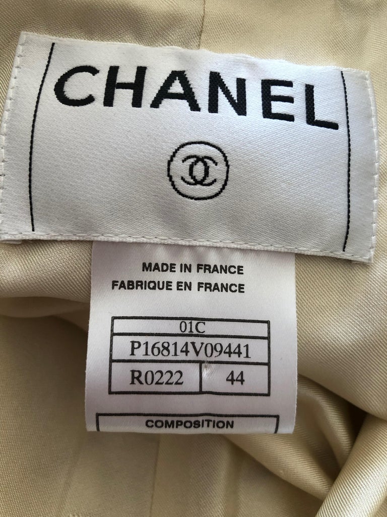 Chanel 2001 Cruise Collection Sequin Accented Jacket with Camelia For ...