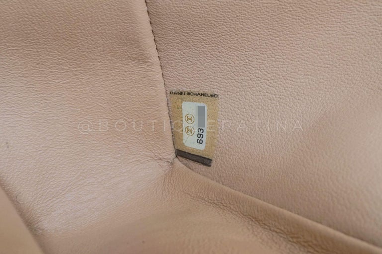 Chanel 2002 Vintage Beige Small Classic Double Flap Bag 24k GHW ...