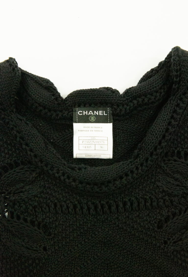 Chanel 2004 Summer Collection Crochet Dress For Sale at 1stDibs