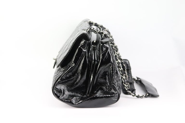 Chanel 2006 Ritz Quilted Patent Leather Flap Shoulder Bag For Sale at ...