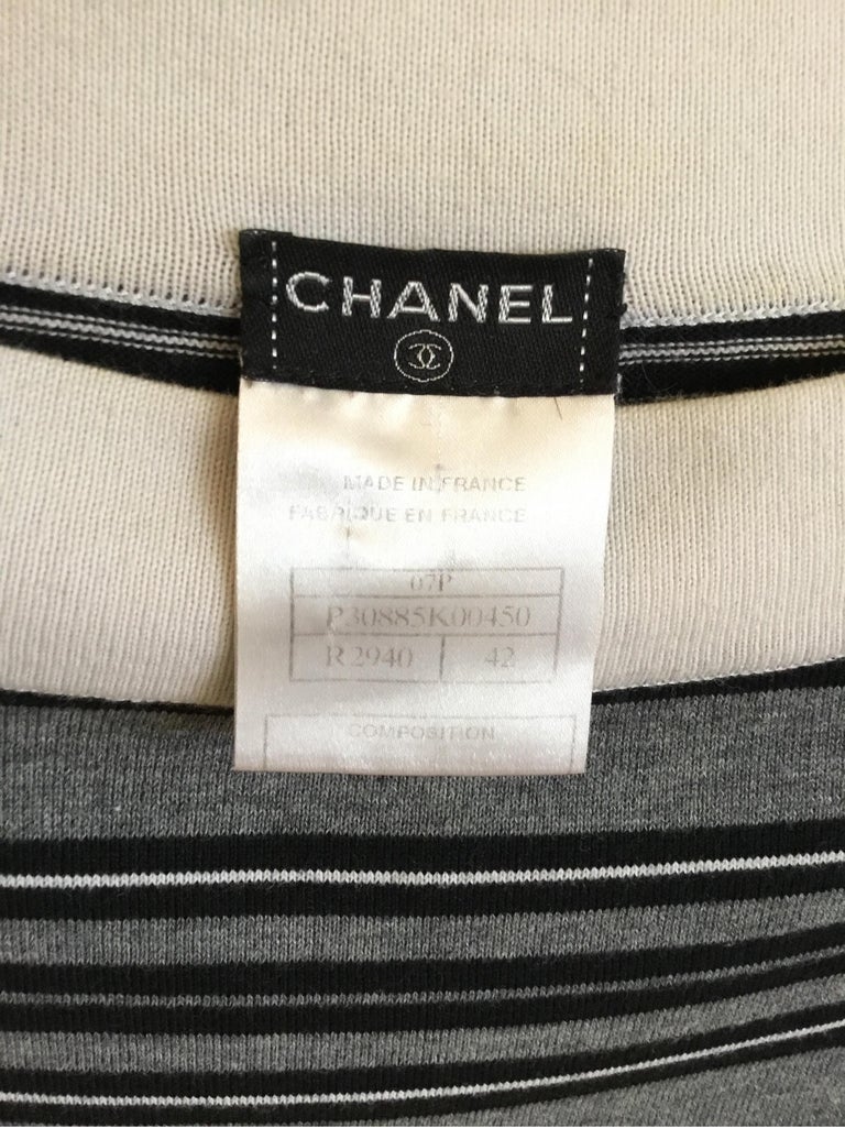Chanel 2007 P Cotton Tunic Dress at 1stDibs