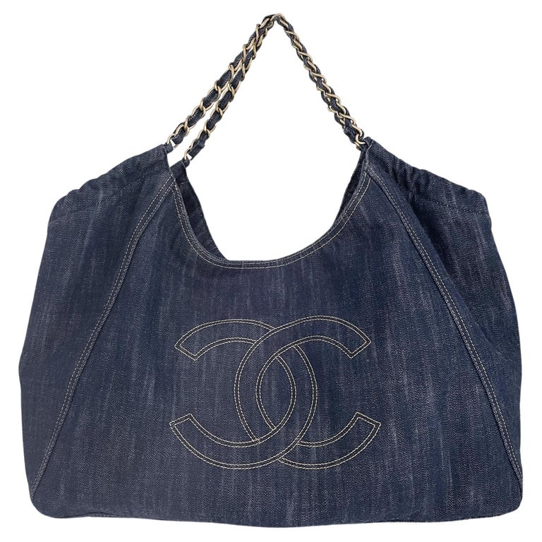 Chanel 2007 Vintage Large XL Coco Cabas Hobo Tote Bag 66373 For Sale at ...