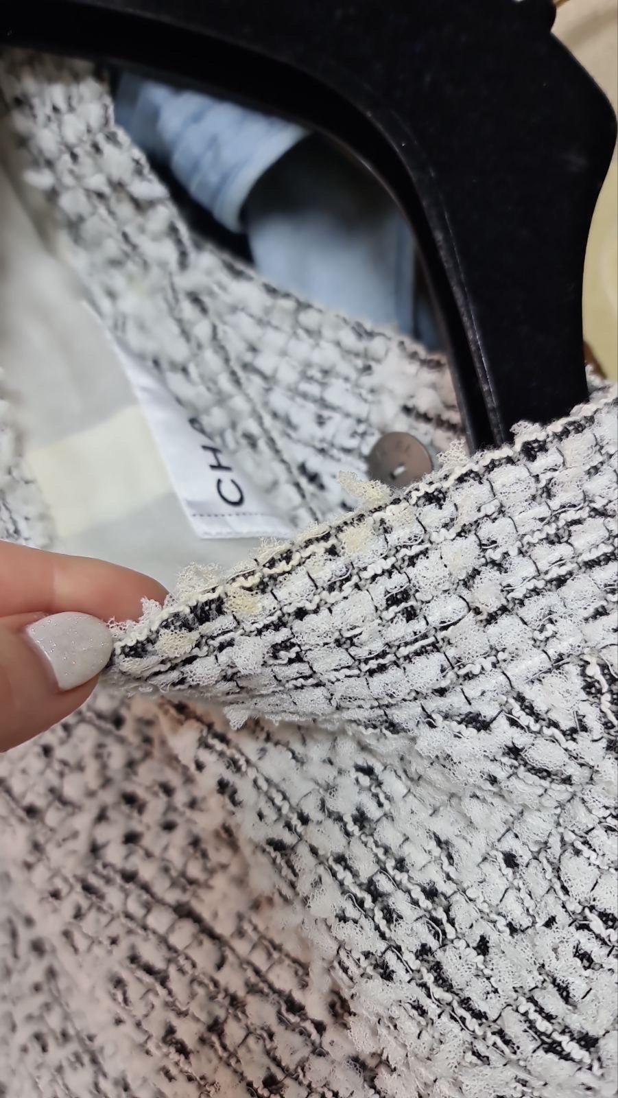 Chanel 2011 Double-Breasted Tweed Blazer Jacket at 1stDibs