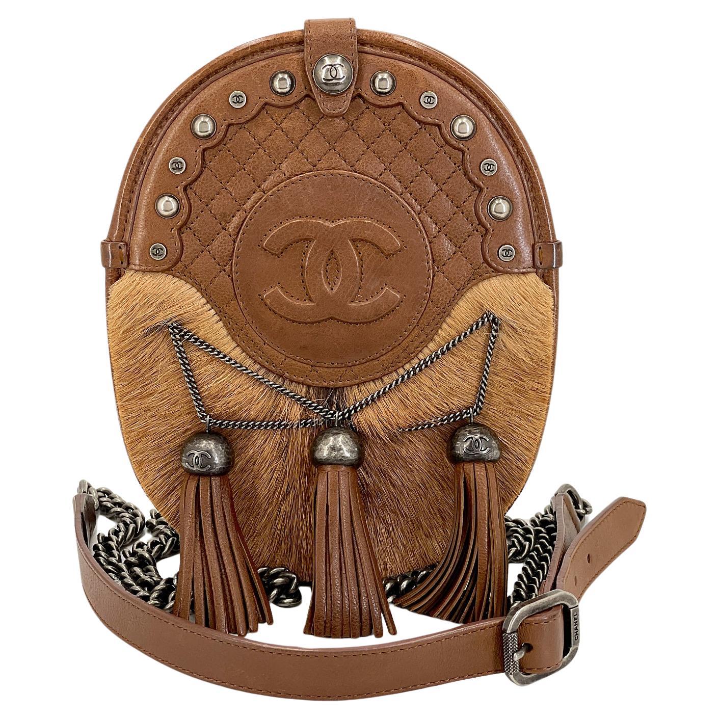 Chanel 15A Paris Salzburg Métiers d'Art Khaki Covertible Flap Bag RHW ...