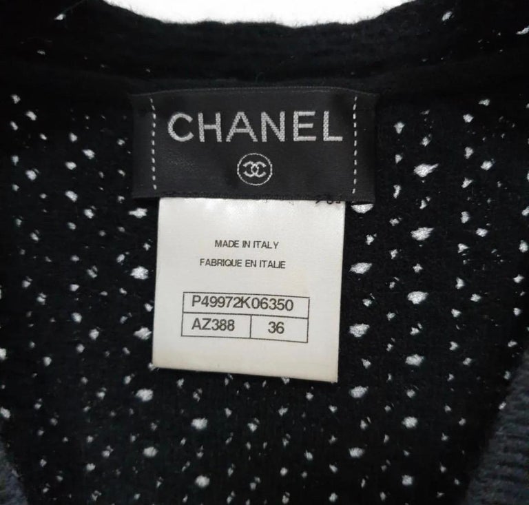 CHANEL 2014 Wool Sequin Sweater For Sale at 1stDibs