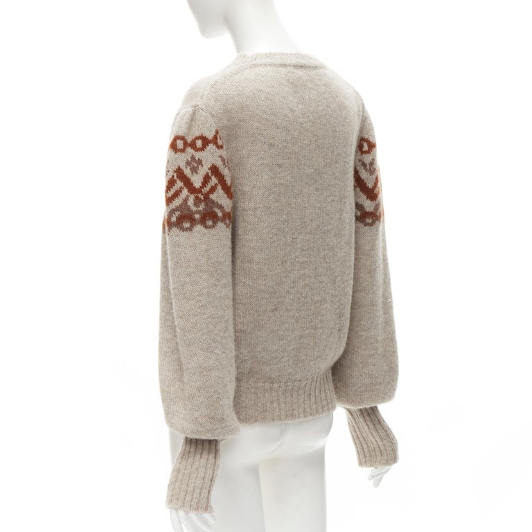 CHANEL 2017 Gabrielle velvet print red cotton fleece sweatshirt ...