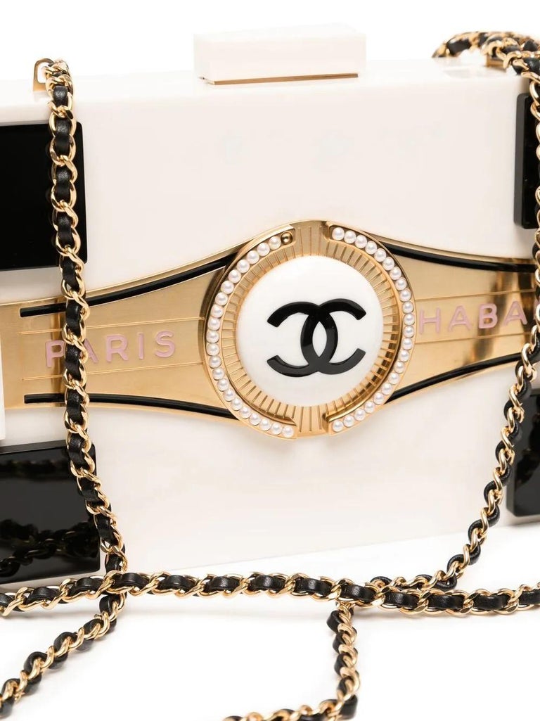 Chanel 2017C Runway Havana By Night Boy Brick Bag at 1stDibs