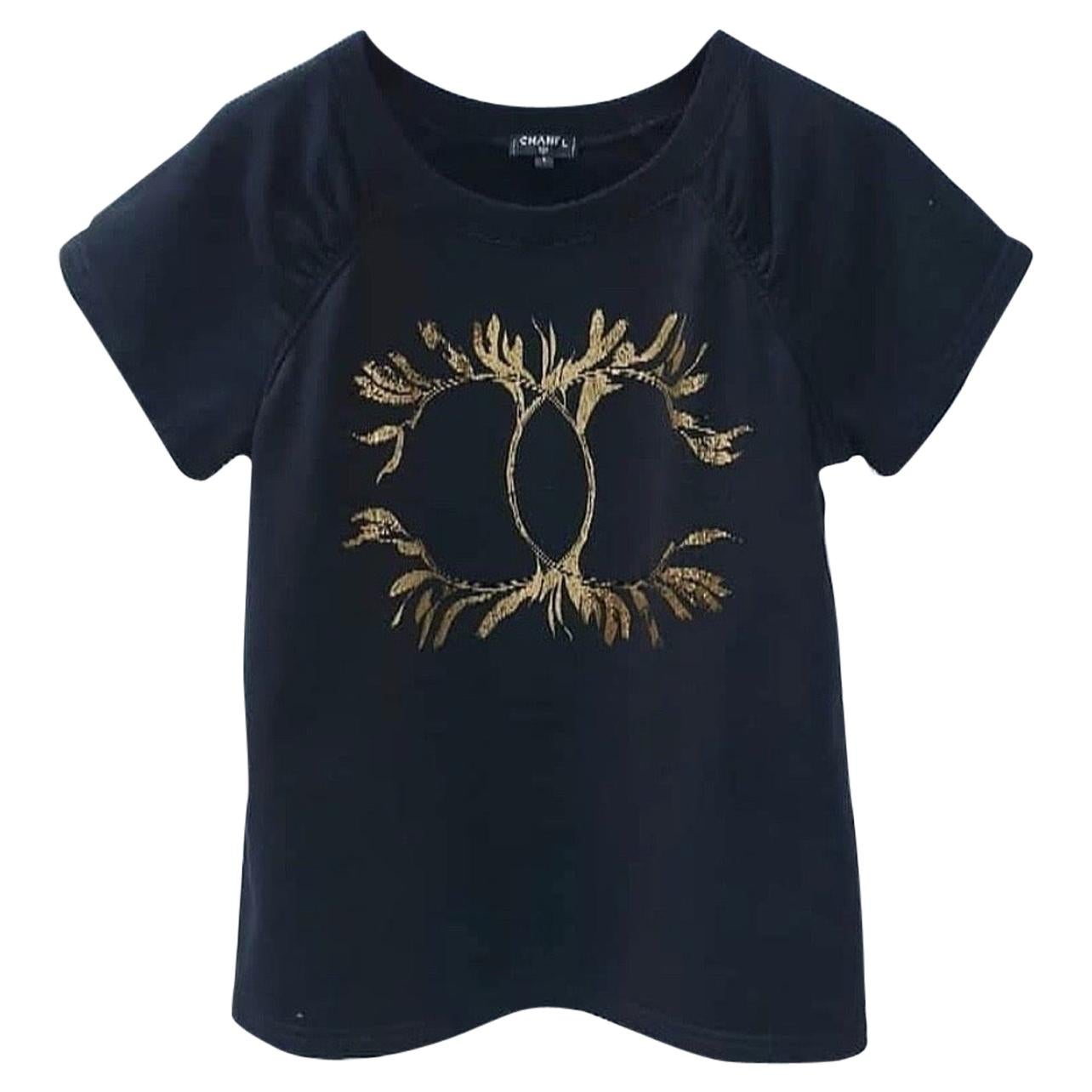 Chanel F/W 2005 Logo Monogram Top For Sale at 1stDibs | chanel logo top