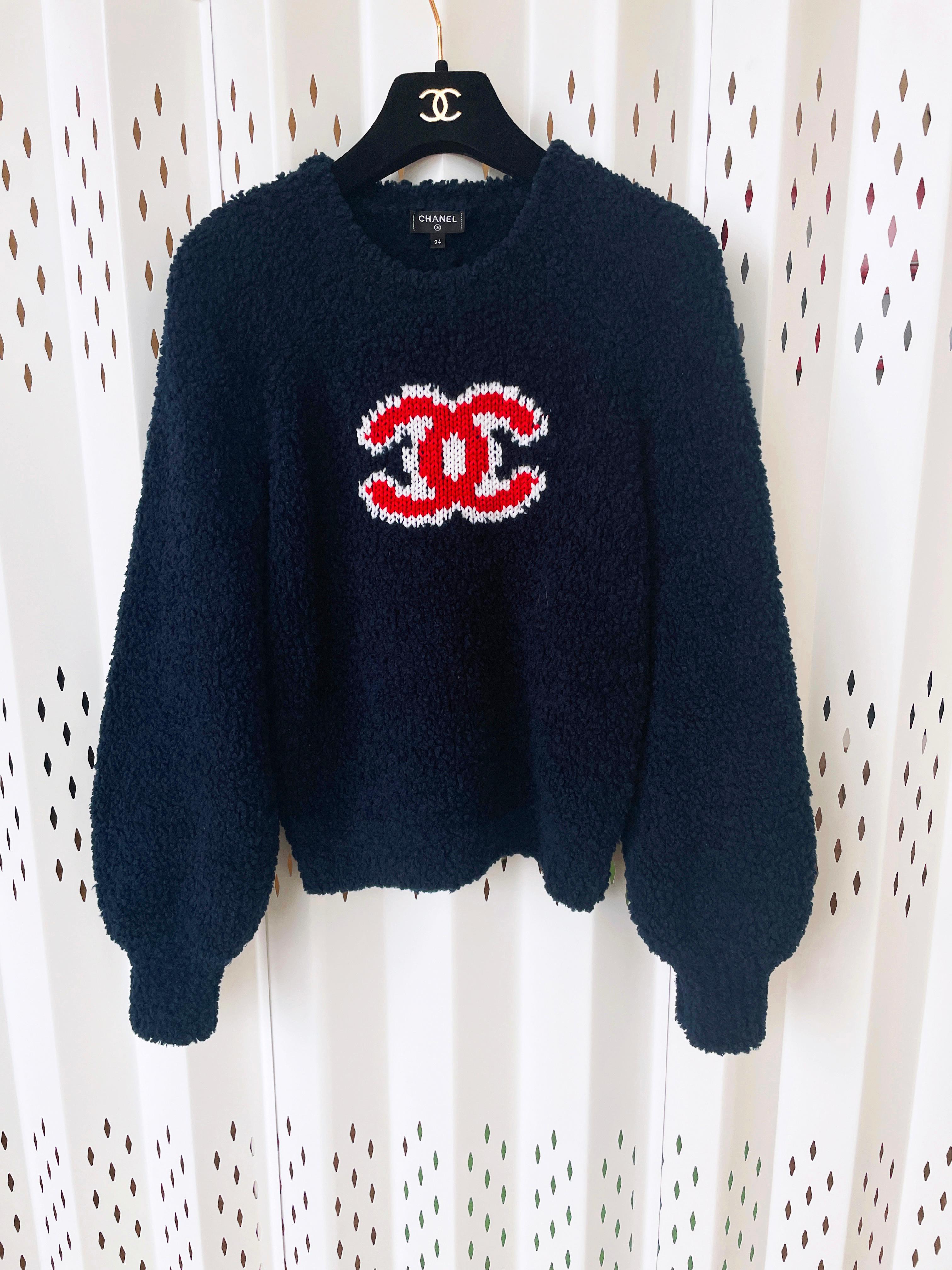 Chanel 2019 Must Have CC Teddy Jumper For Sale at 1stDibs