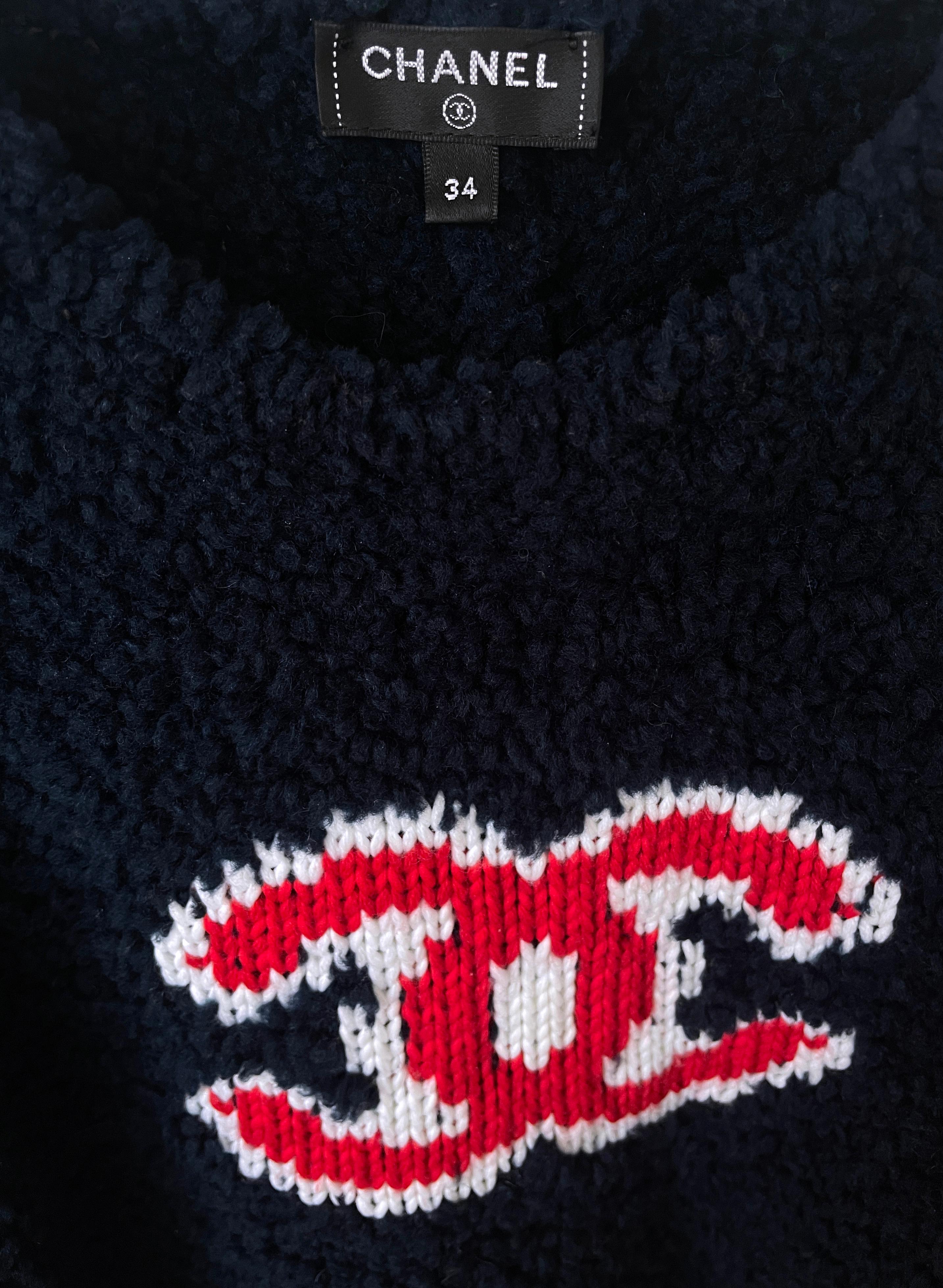 Chanel 2019 Must Have CC Teddy Jumper For Sale at 1stDibs