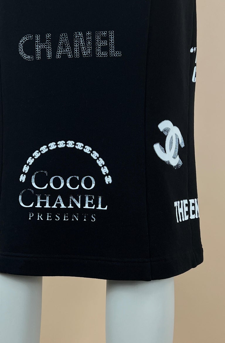 Chanel 2021 Logo Symbols Skirt For Sale at 1stDibs