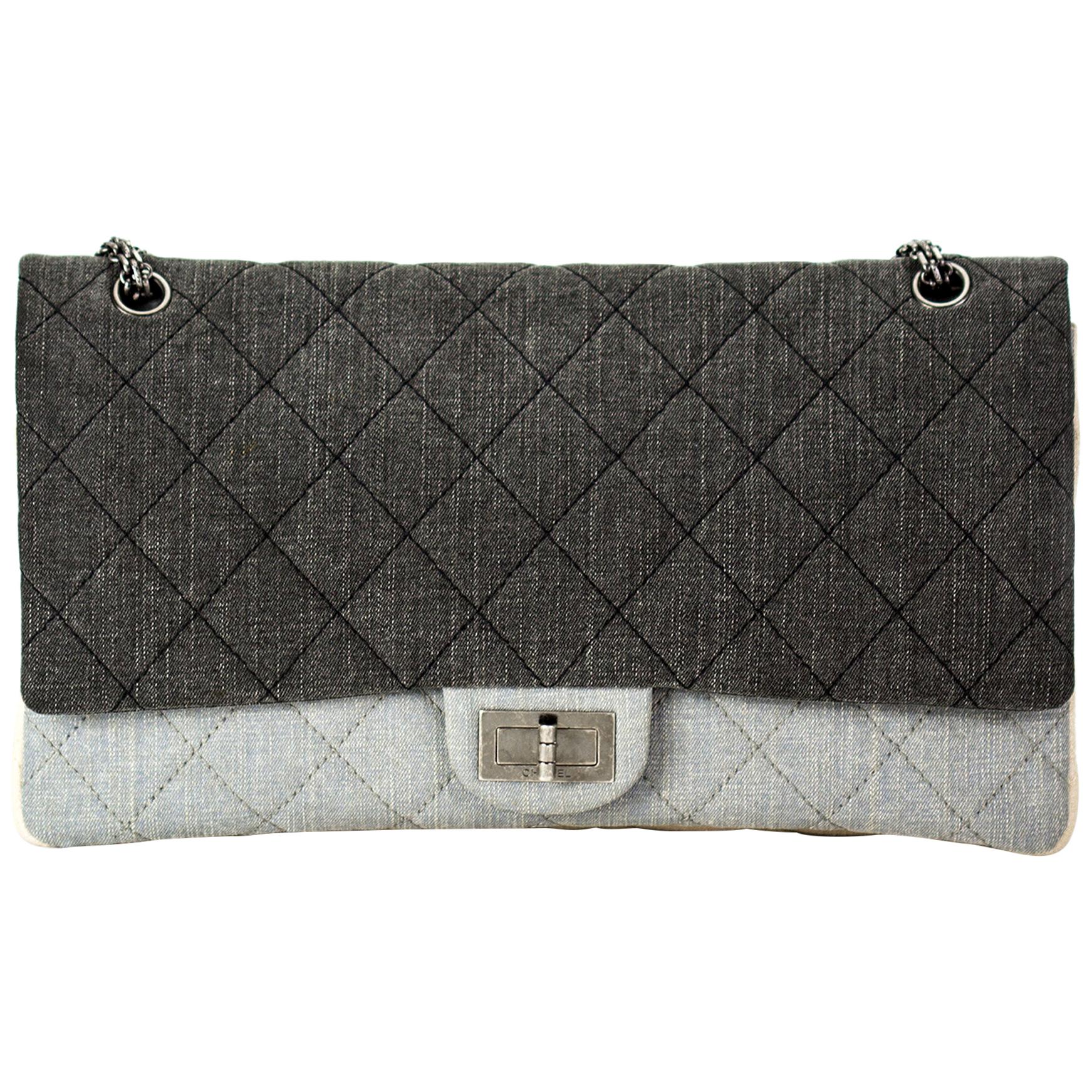 Chanel Classic Flap Brown and Beige Fur Deerskin Leather Shoulder Bag ...