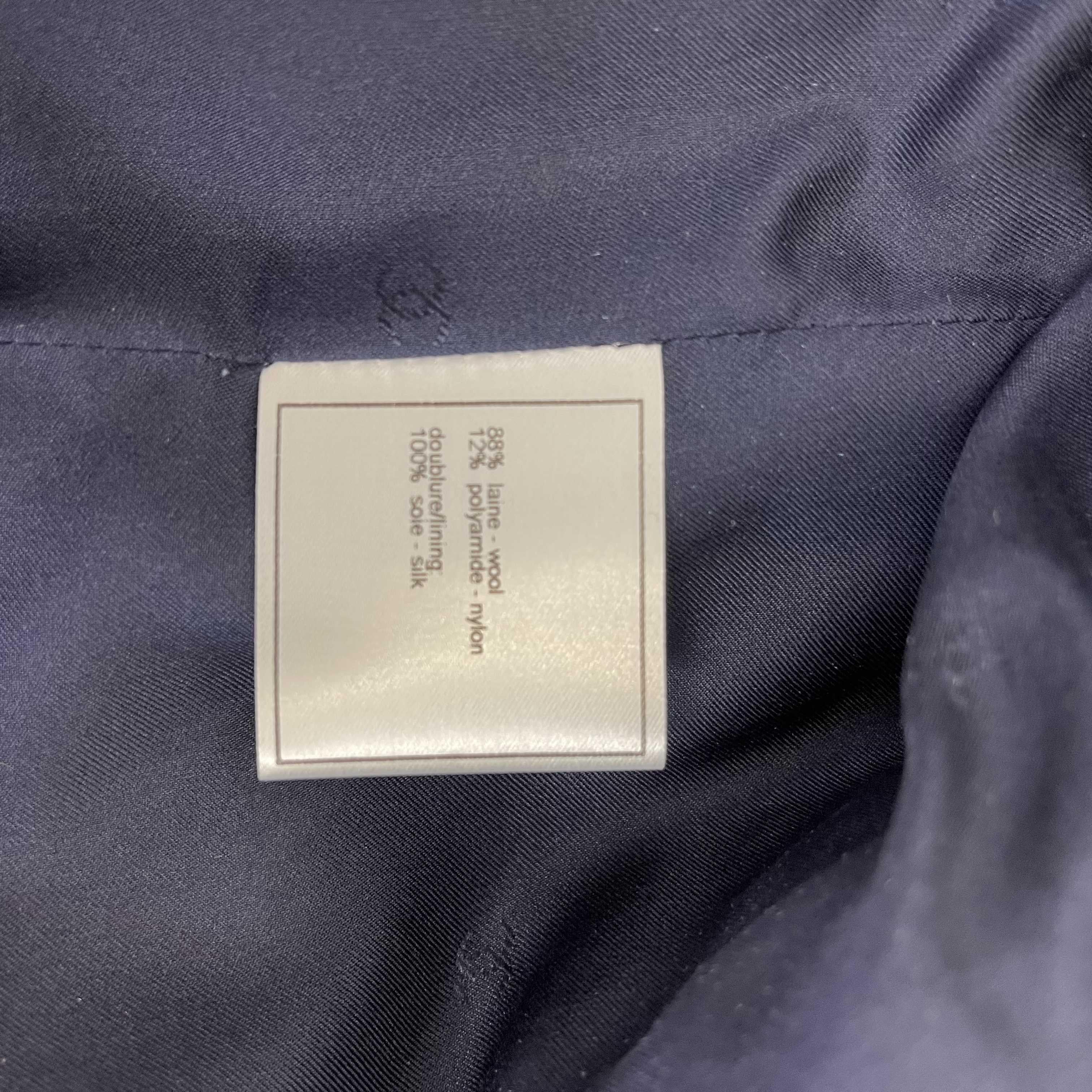 CHANEL - 97A VINTAGE Collectors Navy Popcorn Jacket 36 US 4 Coat Blazer ...