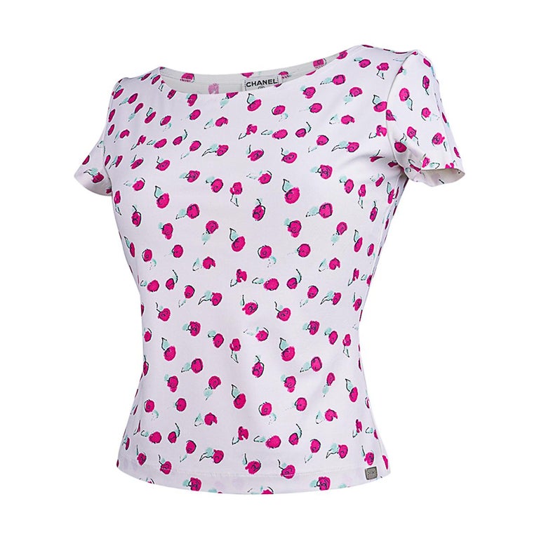 Chanel 99S Pink Cherry CC Vintage Top 40 / 6 For Sale at 1stDibs