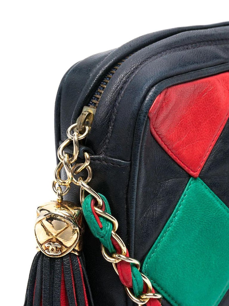 Chanel Argyle Patchwork Leather Handbag at 1stDibs | patchwork leather ...
