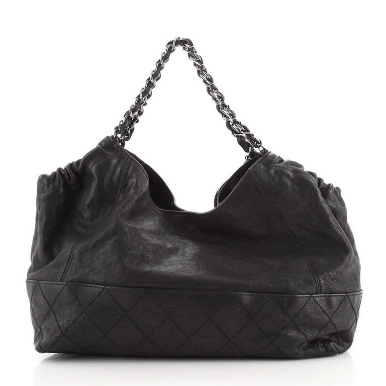 Chanel Baby Coco Cabas Quilted Leather Medium at 1stDibs