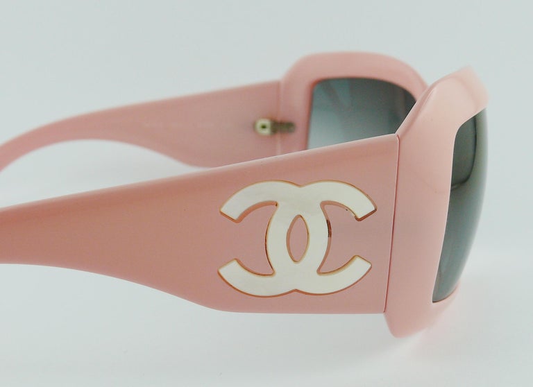 Chanel Baby Pink CC Sunglasses Mod. 5076-H at 1stDibs | chanel 5076-h ...
