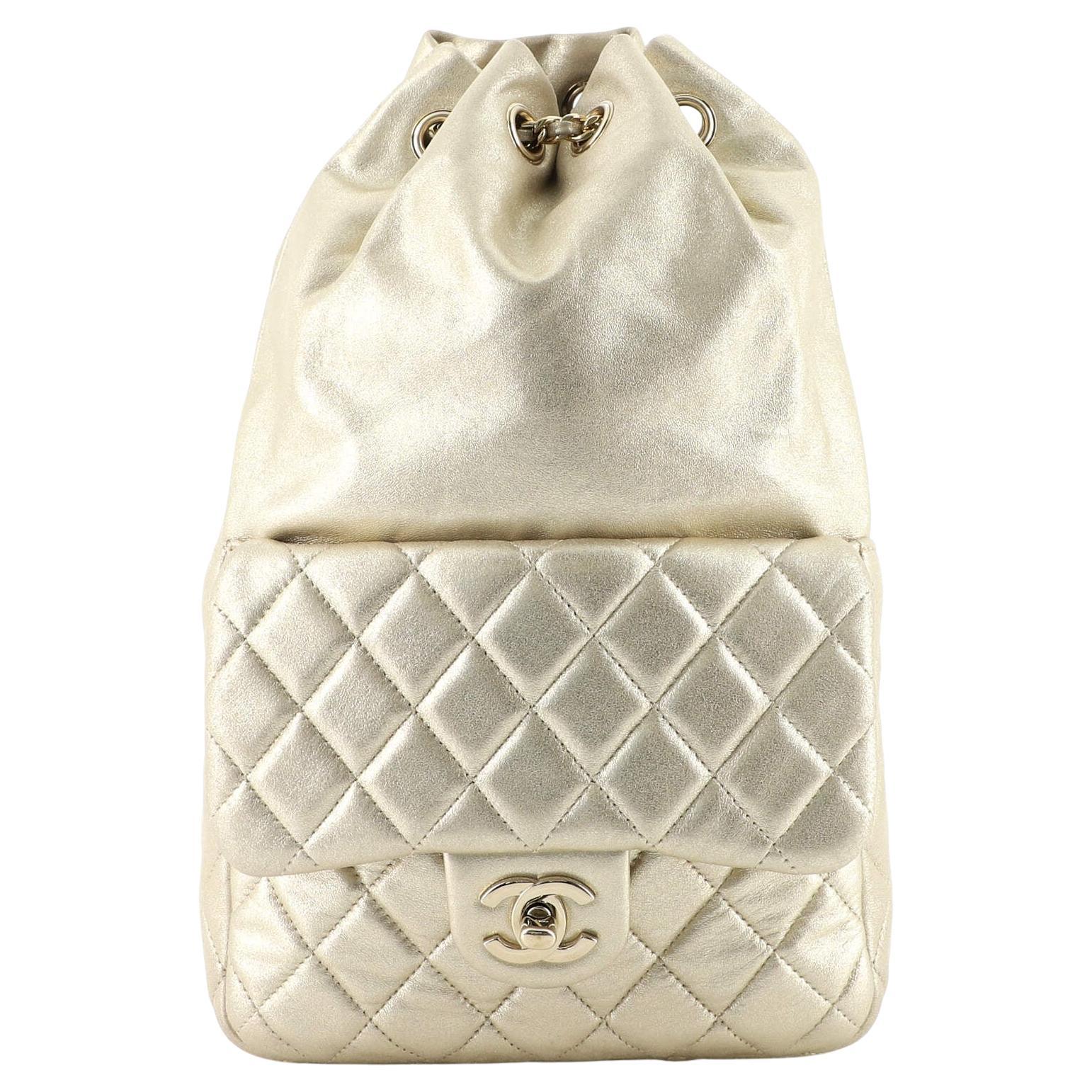 Chanel Backpack In Seoul Metallic Lambskin Small at 1stDibs
