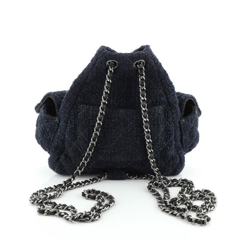 Chanel Backpack Is Back Tweed Mini at 1stDibs