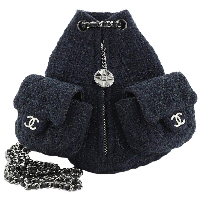 Chanel Backpack Is Back Tweed Mini at 1stDibs
