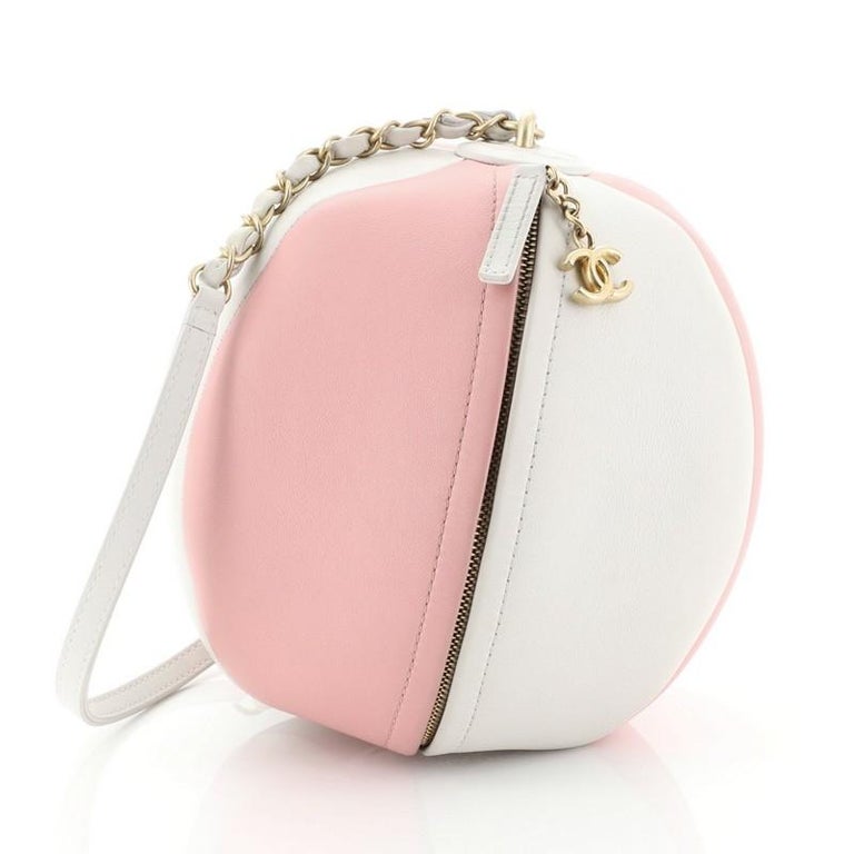 Chanel Beach Ball Shoulder Bag Calfskin Leather Small at 1stDibs ...