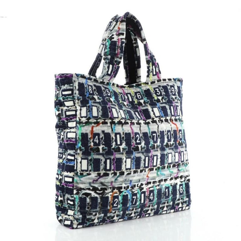 Chanel Beach Tote Printed Terry Cloth Large at 1stDibs | chanel ...