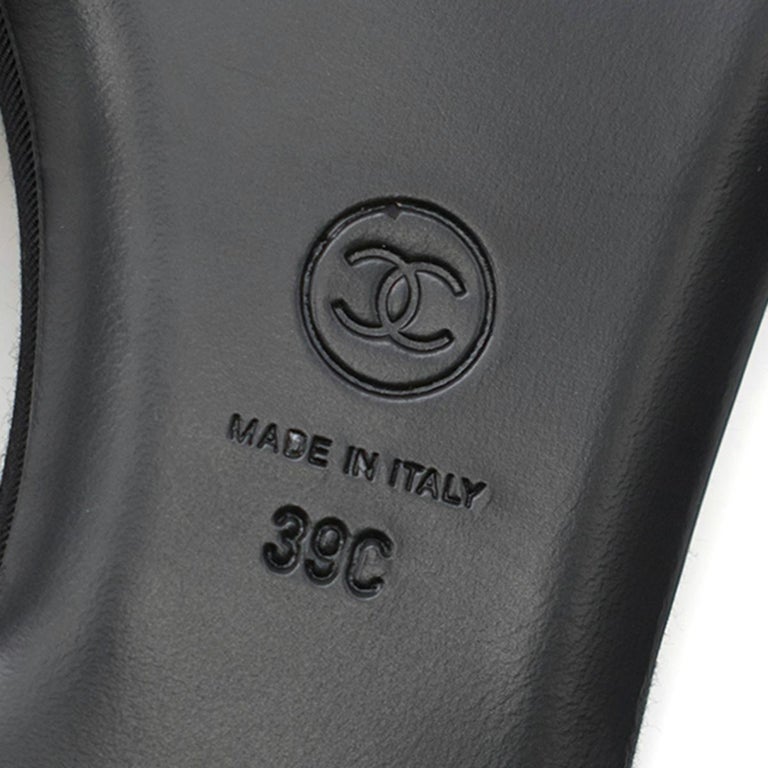 Chanel Beige Floral Embellished Leather Slides 39 at 1stDibs | chanel ...