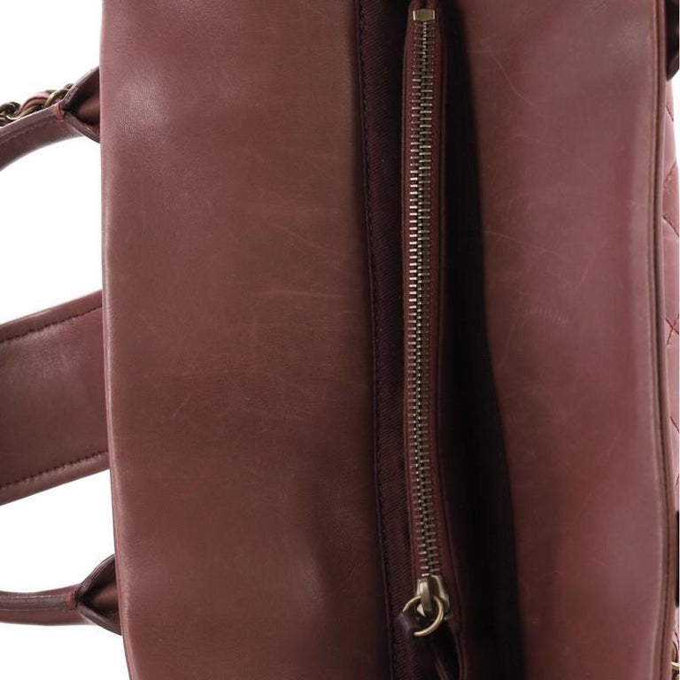 Chanel Bindi Tote Quilted Leather with Stingray Medium at 1stDibs