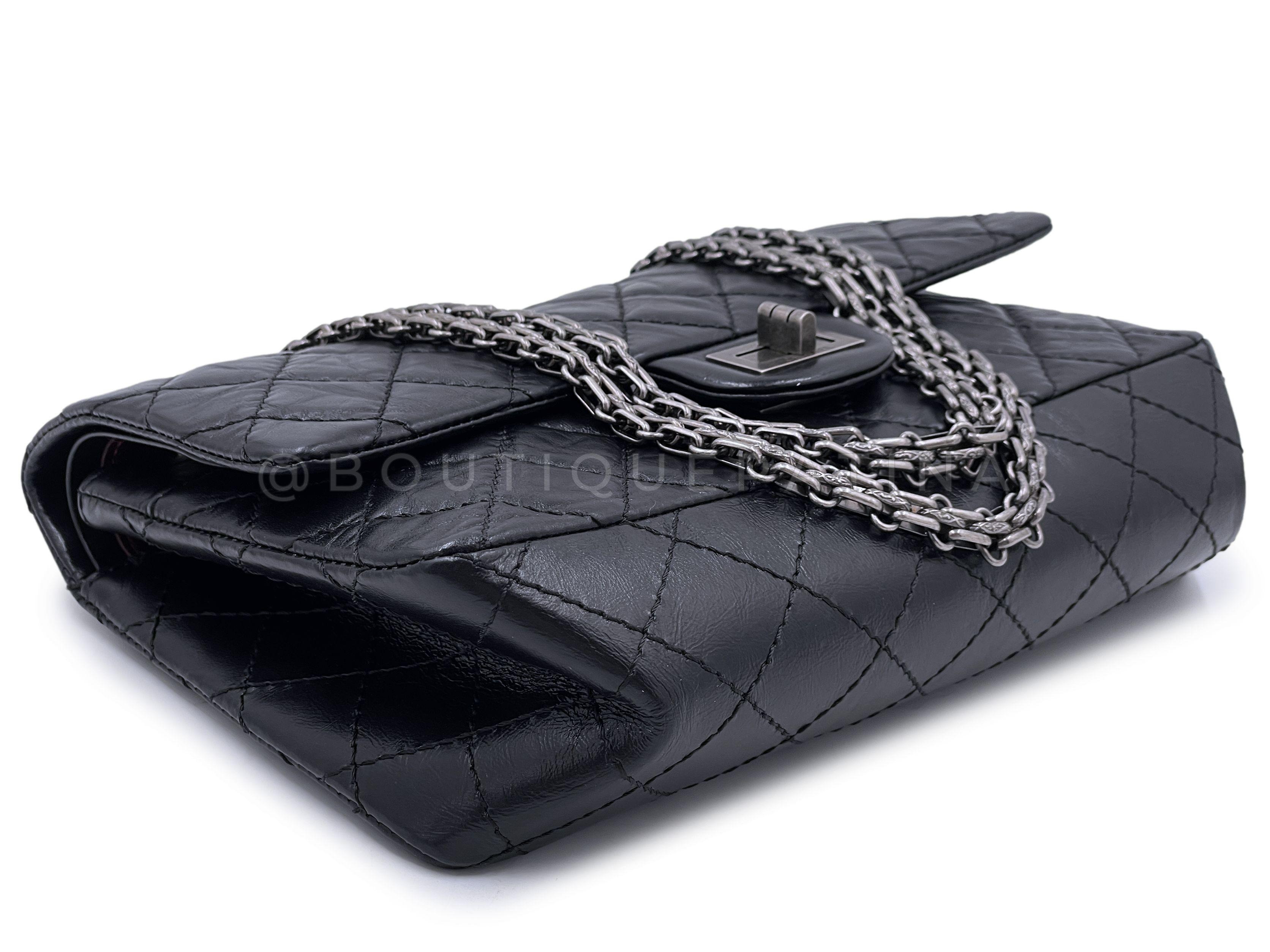 Chanel Black 2.55 Reissue Classic Double Flap Bag RHW 225 66892 For ...