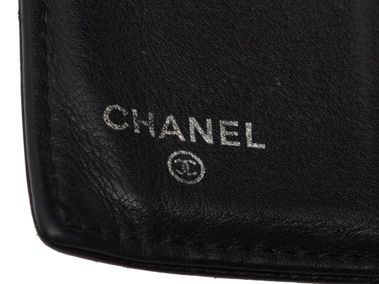 Chanel Black Bifold Wallet For Sale at 1stDibs