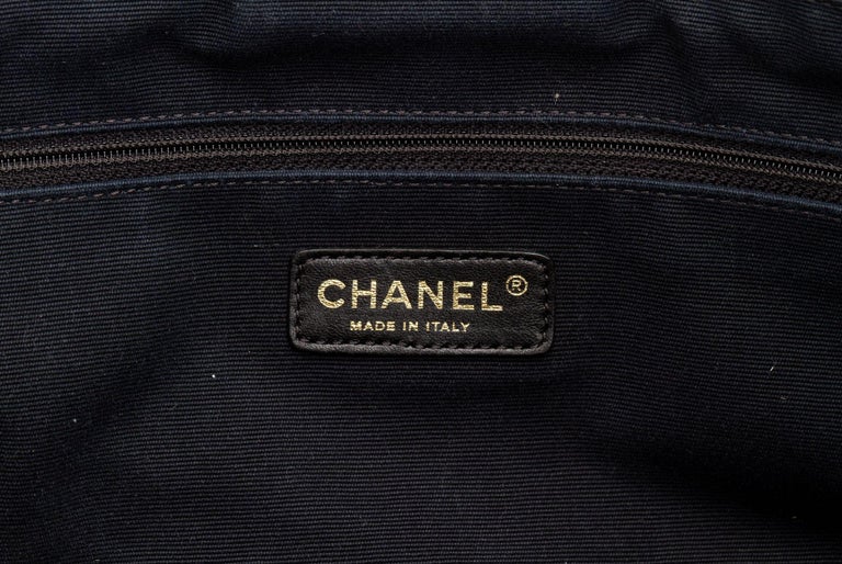 Chanel Black Brushed Reissue 2 Way Tote For Sale at 1stDibs