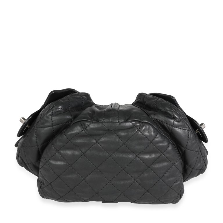 Chanel Black Calfskin Backpack is Back For Sale at 1stDibs