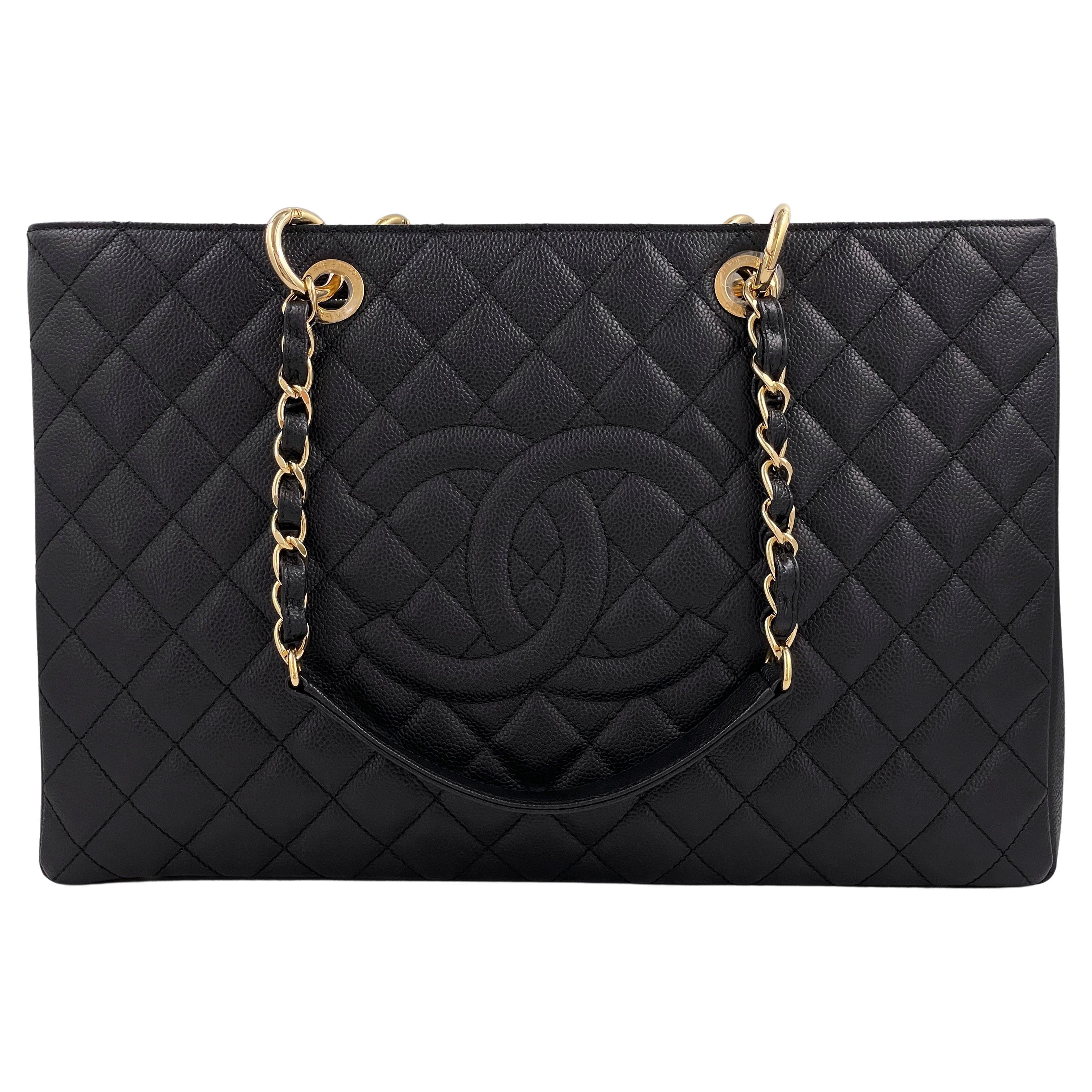 Chanel Beige Caviar Grand Shopper Tote GST Bag GHW 63958 For Sale at ...