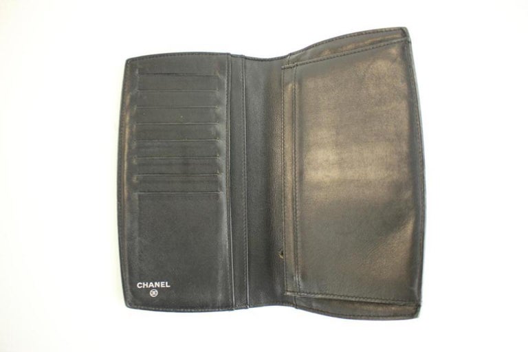 Chanel Black Cc Makeup Bifold 213398 Wallet For Sale at 1stDibs