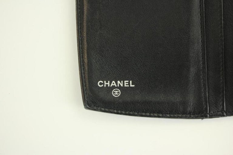 Chanel Black Cc Makeup Bifold 213398 Wallet For Sale at 1stDibs