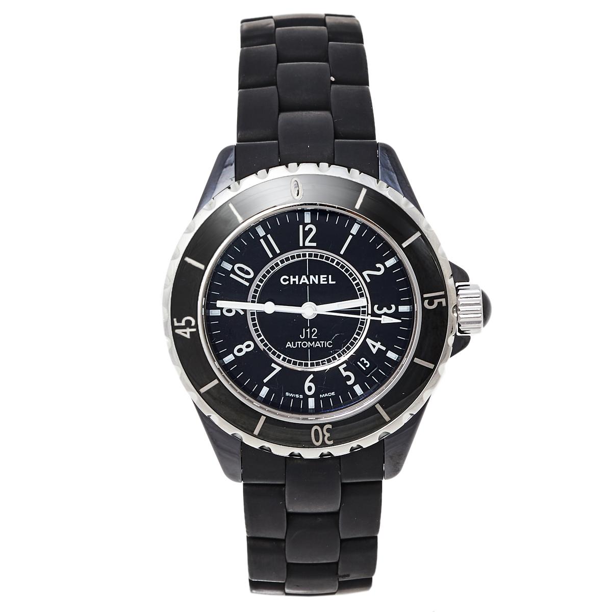 Chanel Ceramic J12 Automatic Wristwatch at 1stDibs | chanel paris ...