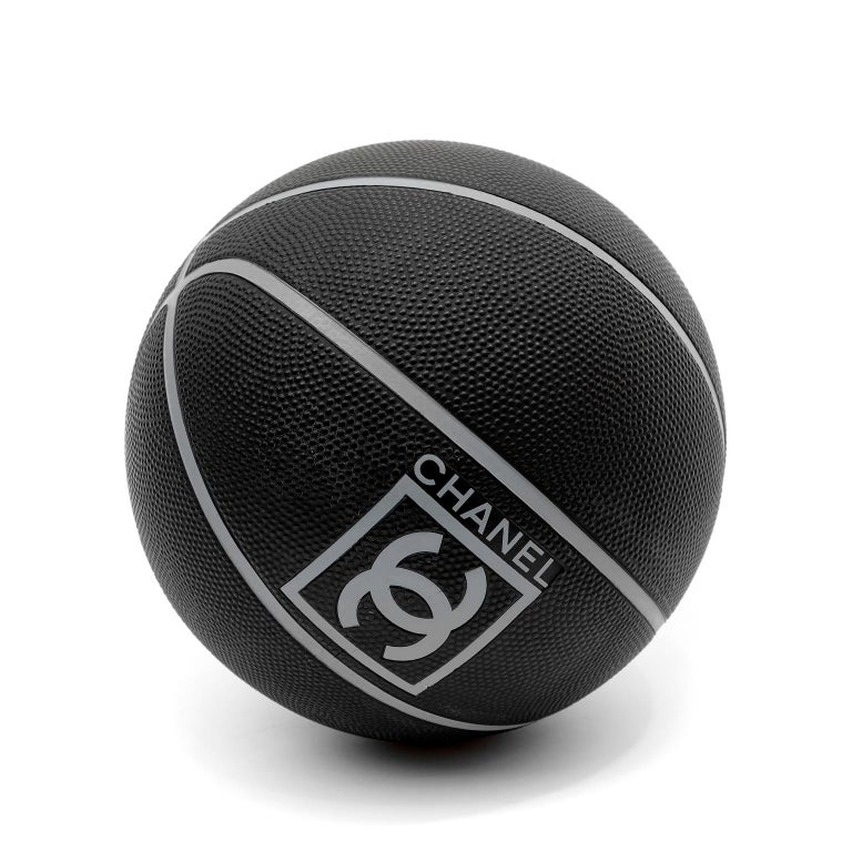 Chanel Black Game Series Basketball For Sale at 1stDibs