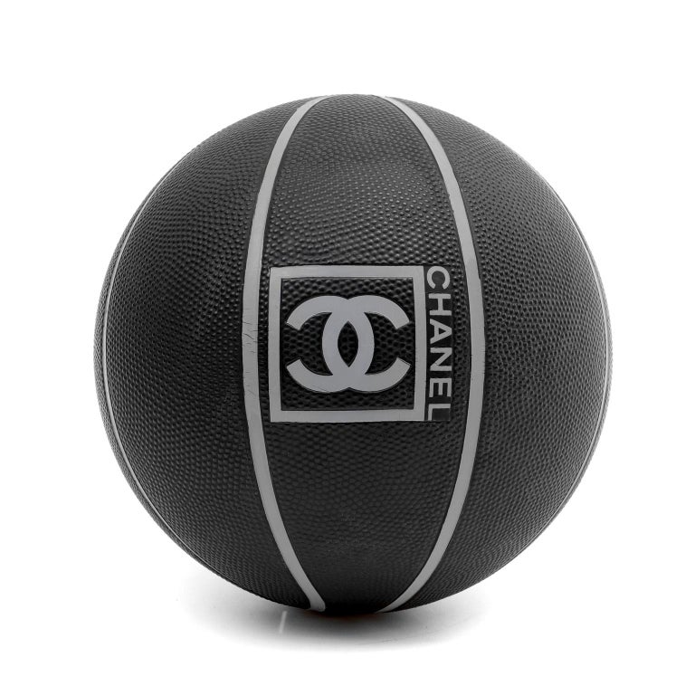 Chanel Black Game Series Basketball For Sale at 1stDibs